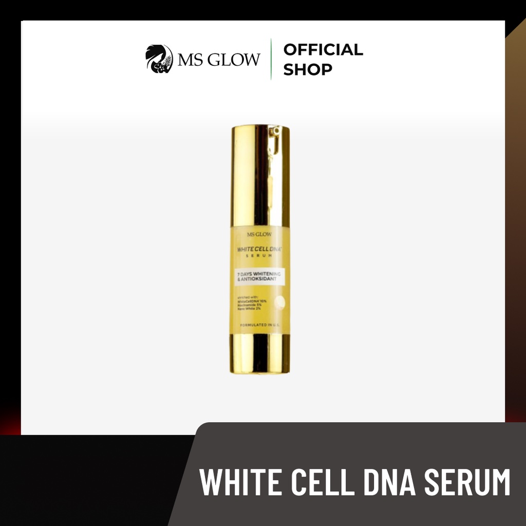 Jual White Cell DNA Serum MS Glow Mencerahkan Kulit Produk Original ...