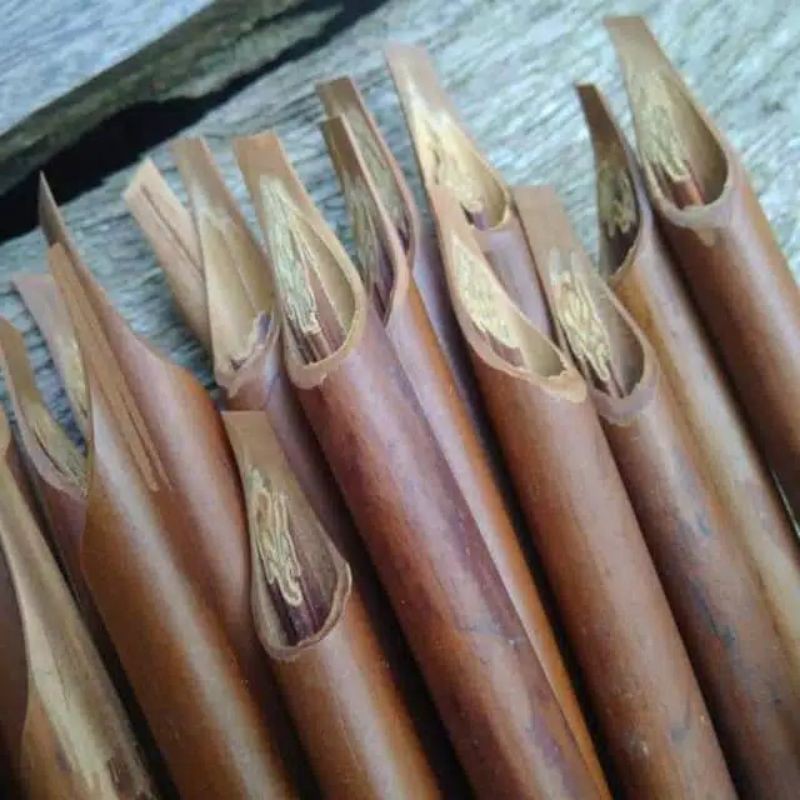 Jual Kalam Handam Qalam Pena Kaligrafi Resam Kayu Pakis | Shopee Indonesia