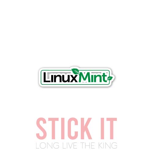 Jual Stiker sablon setrika DTF kaos baju sticker vinyl linux mint 22 ...