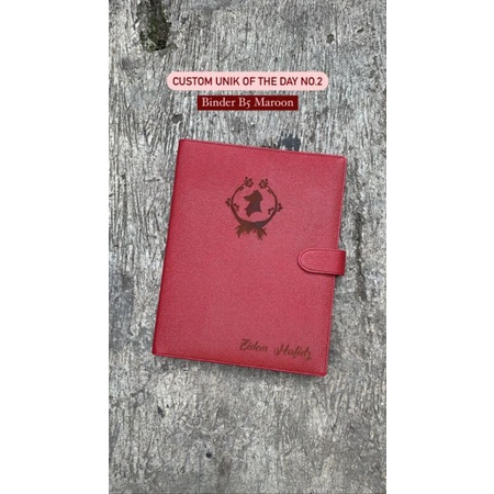 Jual Binder A5 | Custom Binder Kulit | Kado Binder | Shopee Indonesia
