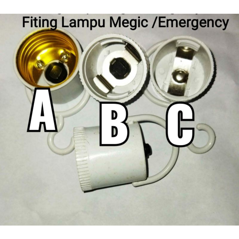 Jual Fiting Gantung lampu emergency megic | Shopee Indonesia