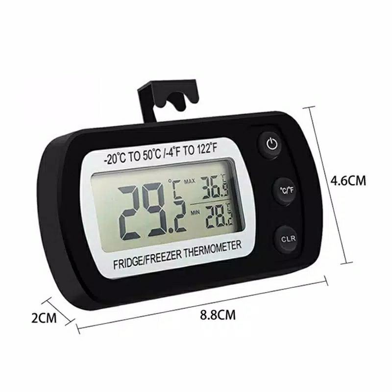Jual termometer digital freezer kulkas chiller refrigerator cold ...