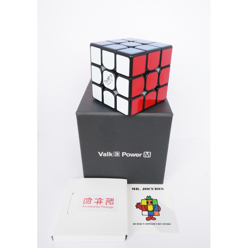 Jual Rubik 3x3 Qiyi The Valk 3 Elite Magnetic Power Black / Stickerless ...