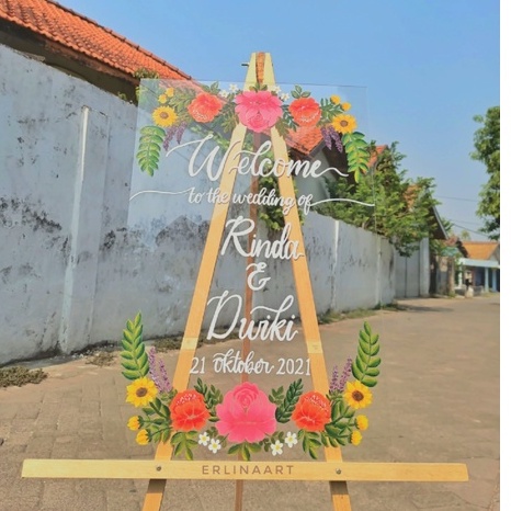 Jual Wedding sign / engagement sign / welcome sign / papan welcome ...
