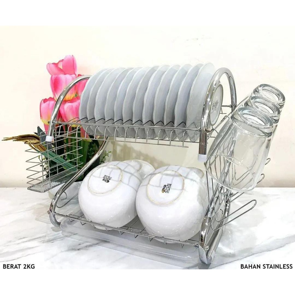 Jual Rak Piring Stainless GF 4440 1 Kg Murah | Shopee Indonesia