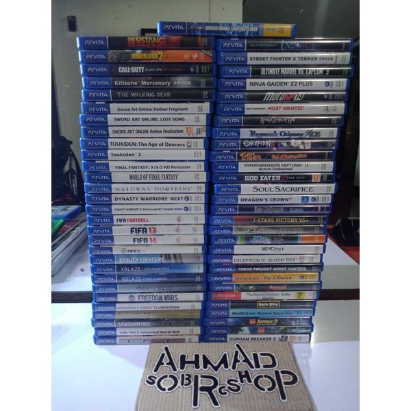 Jual Kaset game psvita PS VITA psp vita banyak judul dan muluss no psp ...