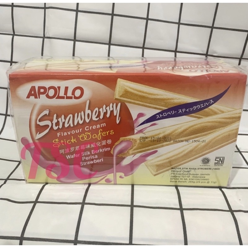 Jual Apollo Wafer Apollo Chocolate / Bubbles / Checker / Roka Peanut ...
