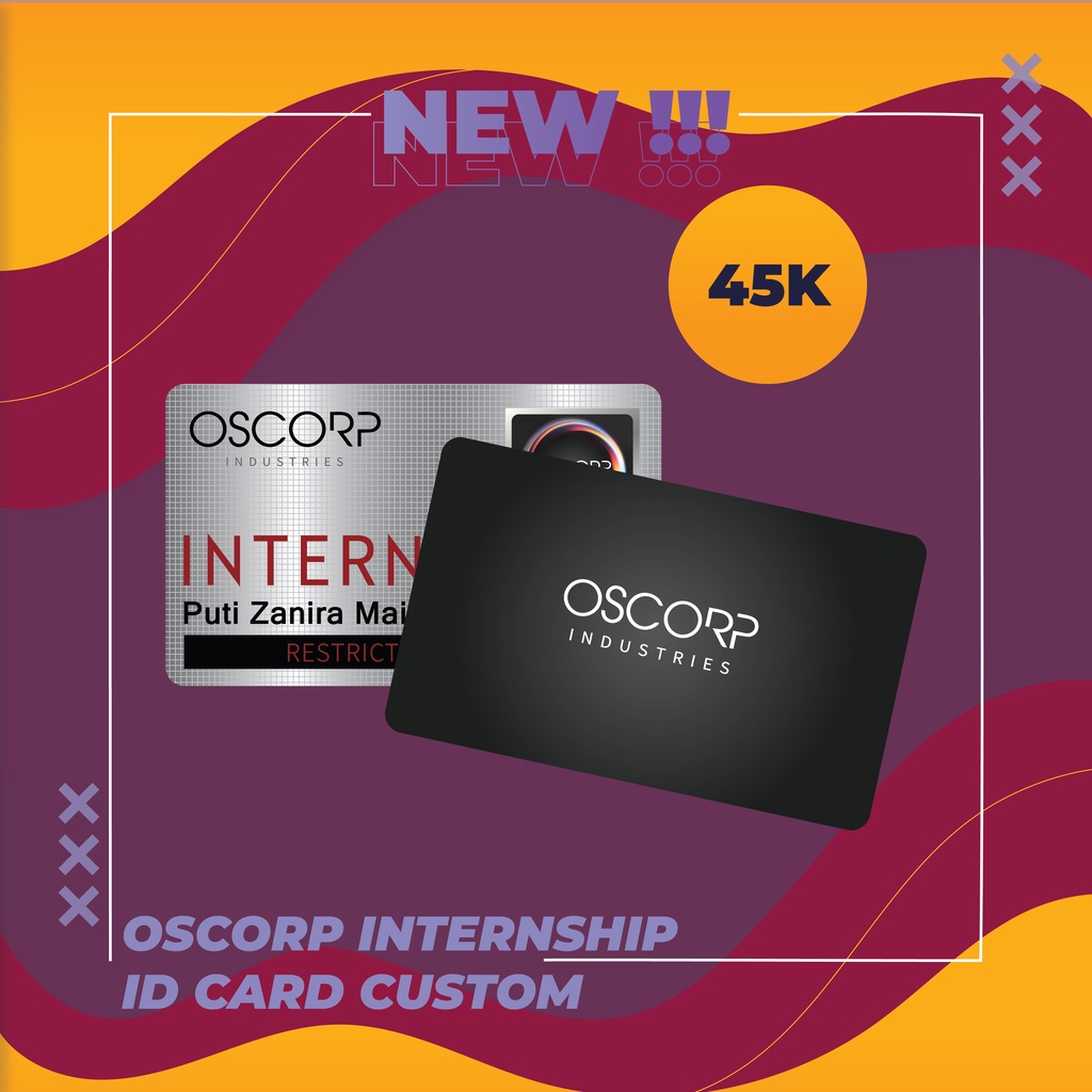 Jual (TANYA STOK DAHULU!) | Oscorp Internship ID Card Custom | The ...