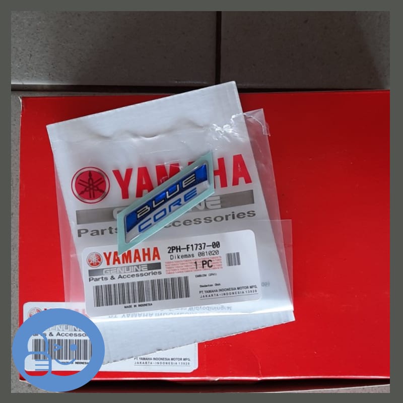 Jual stiker emblem bluecore mio m3 soul gt nmax original ygp | Shopee ...