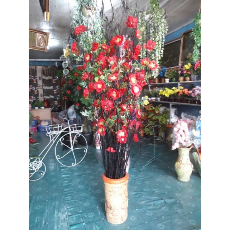 Jual Bunga artifisial bambu ulir bunga kering dekorasi sudut rumah ...