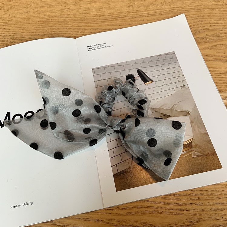 Jual PITA RAMBUT MESH RIBBON MOTIF BUNGA HAIR TIE IKAT KARET RAMBUT ...