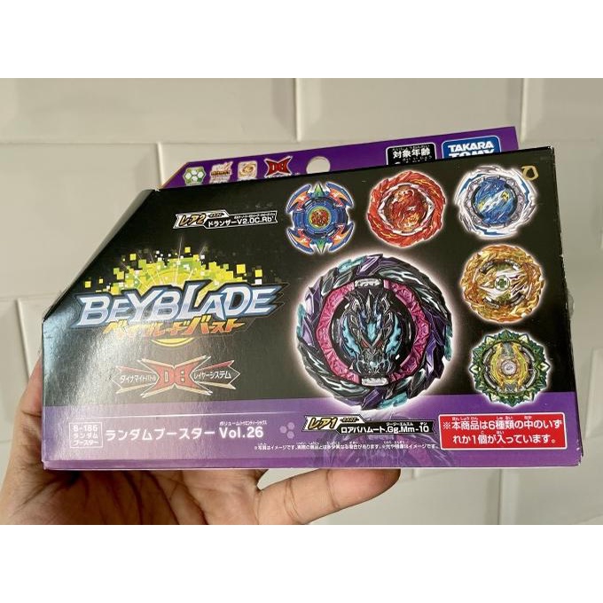 Jual Beyblade dynamite ragnaruk rare random booster vol.26 brand new ...