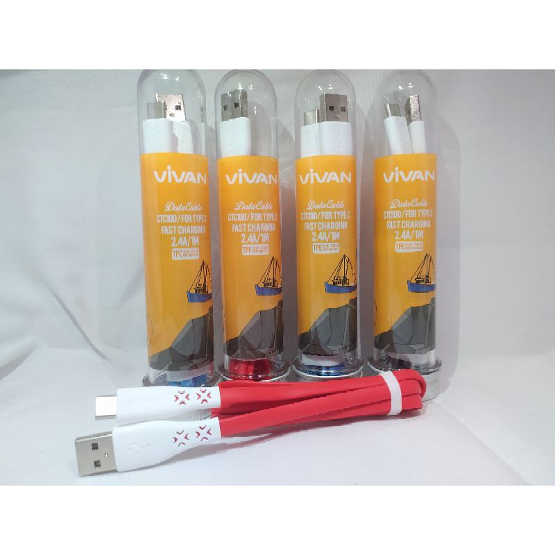 Jual kabel vivan tube Type-C CTC100 | Shopee Indonesia