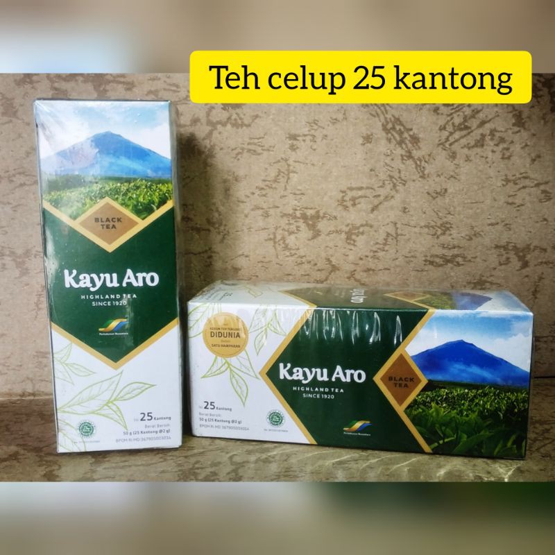Jual Teh celup hitam kayu aro khas kerinci jambi | Shopee Indonesia