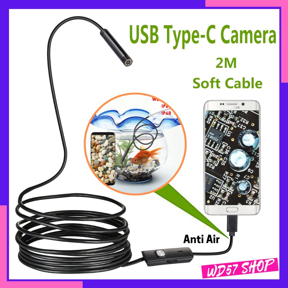 Jual Kamera Mini Kecil Pengintai Tersembunyi Camera Endoskop HD Cctv ...
