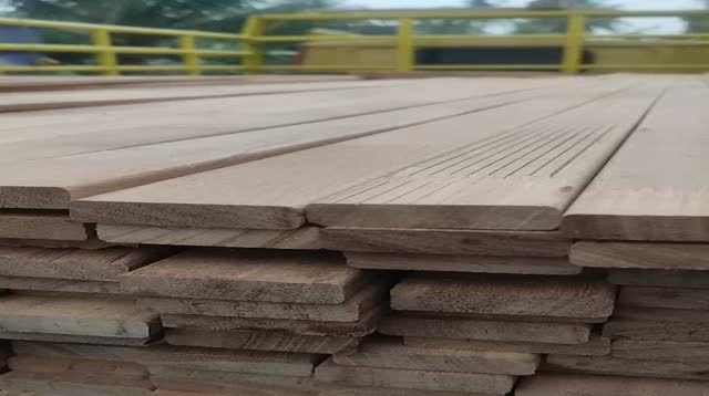 Jual Partisi Kayu Para Kisi Sekat Ruangan Kayu Bengkirai FJL 1,5 x 5 x ...
