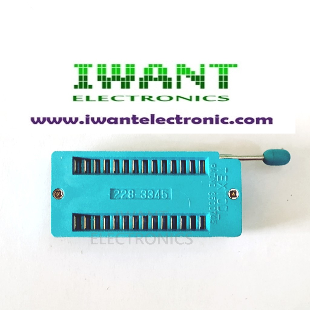 Jual TEXTOOL 28PIN ZIF SOCKET 28P | Shopee Indonesia