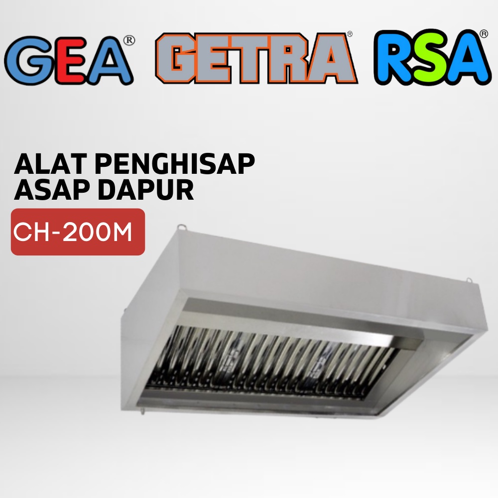 Jual WALL MOUNTED HOOD GETRA CH-200M ALAT PENGHISAP ASAP DAPUR 200 CM ...