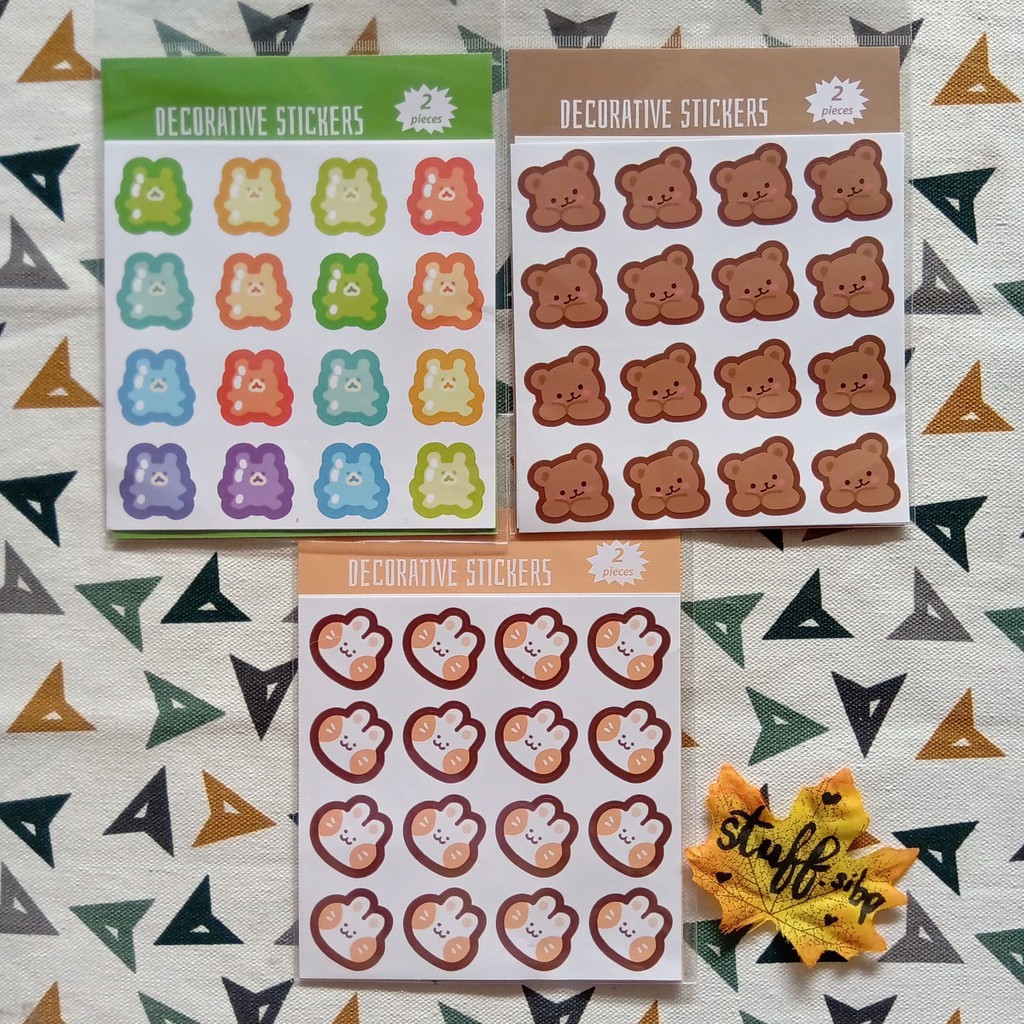 Jual Stiker Lucu Sticker Deco Cute Gummy Bear Rabbit | Shopee Indonesia