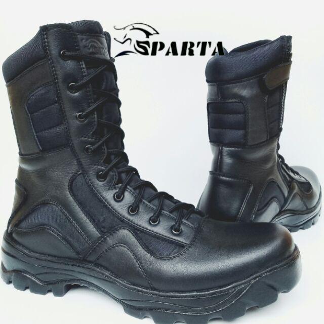 Jual SEPATU LARAS PDL TNI POLRI BAHAN KULIT 009 sparta | Shopee Indonesia