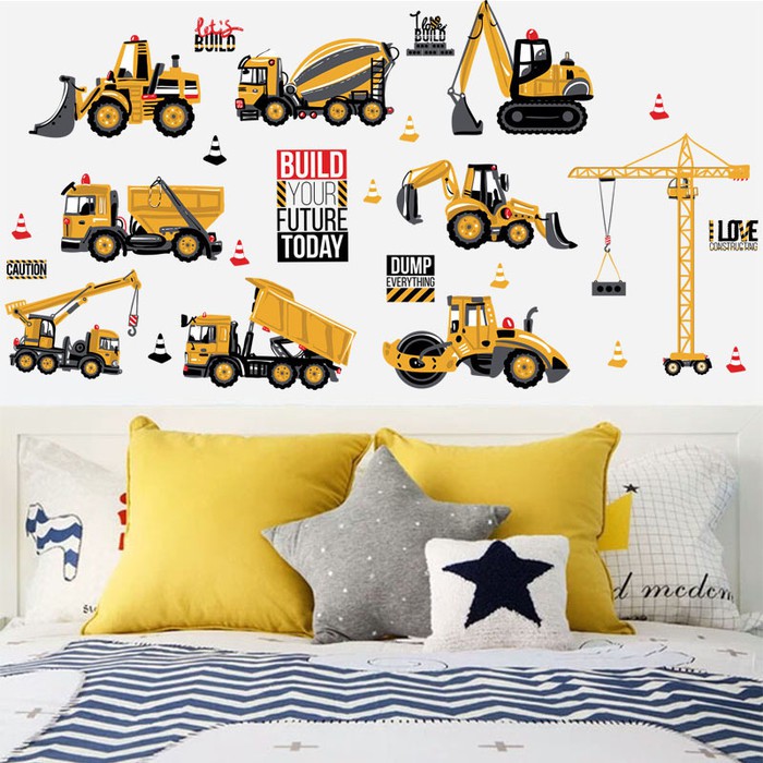 Jual Stiker Dinding / Kaca / Wall Sticker (Alat-Alat Konstruksi ...