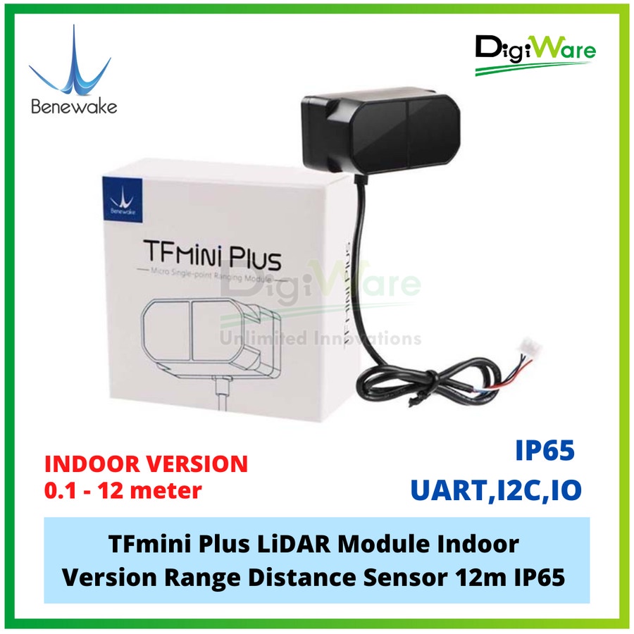 Jual TFmini Plus LiDAR Indoor Version Laser Range Distance Sensor 12m ...