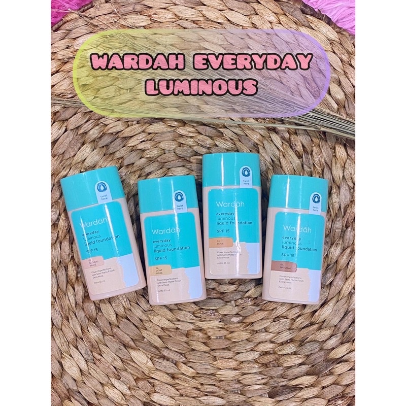 Jual Wardah Everyday Luminous Liquid Foundation | Shopee Indonesia