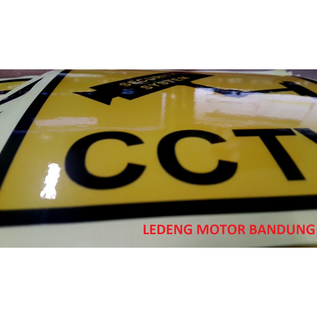 Jual Sticker CCTV Security Sistem Kamera Pengawas Keamanan Pencuri ...