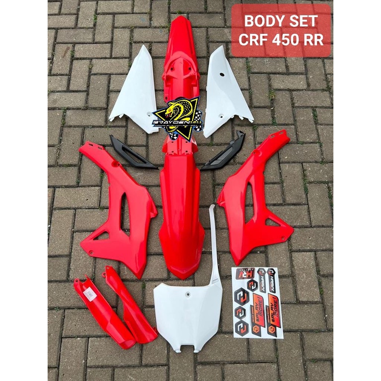 Jual Cover Set Body Body Set CRF 450 Harvy HRV / cover body crf 450 | Shopee Indonesia