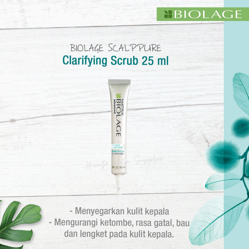 Jual MATRIX BIOLAGE SCALPPURE CLARIFYING SCRUB | Shopee Indonesia
