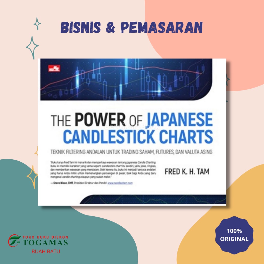 Jual THE POWER OF JAPANESE CANDLESTICK CHARTS - FRED KH TAM | Shopee ...