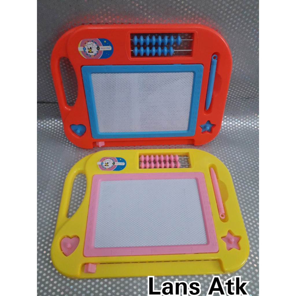 Jual PAPAN TULIS MAGNET / MAGIC BOARD 2006 / Papan Gambar Anak + Mainan ...