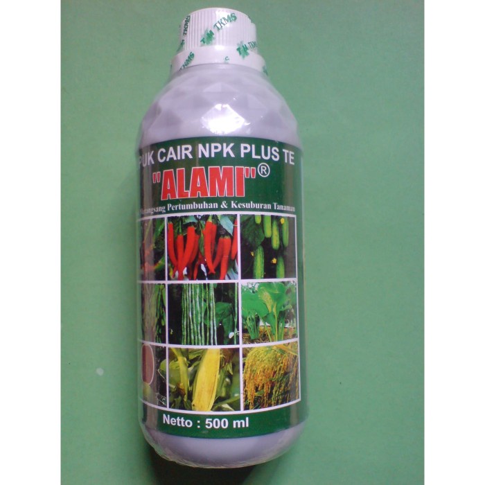 Jual NEW Pupuk Cair Bunga dan Buah NPK Plus TE Alami 500mL | Shopee ...