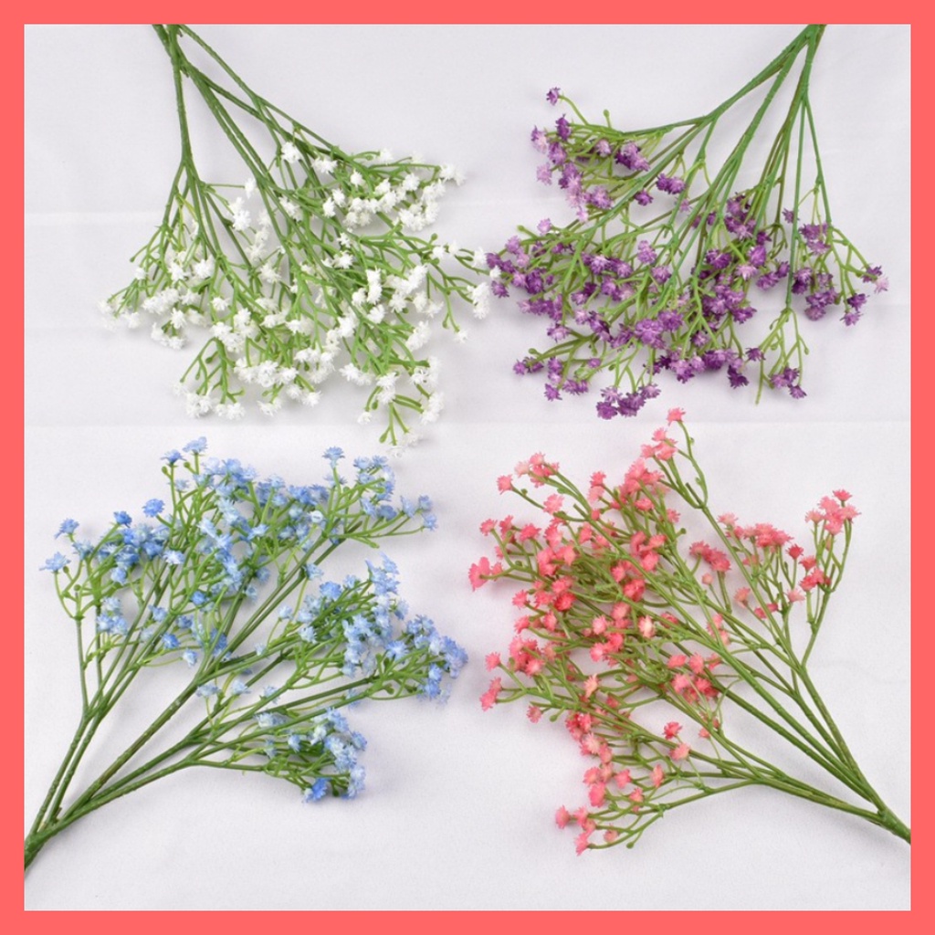 Jual BABY BREATH 70 cm BUNGA ARTIFICIAL GYPSOPHILA BUNGA PLASTIK ...