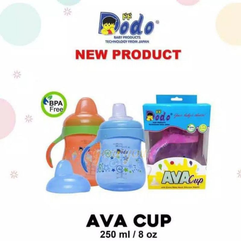 Jual Dodo Ava Cup / TRAINING CUP 250 ML / CUP PERALIHAN DOT SUSU with ...