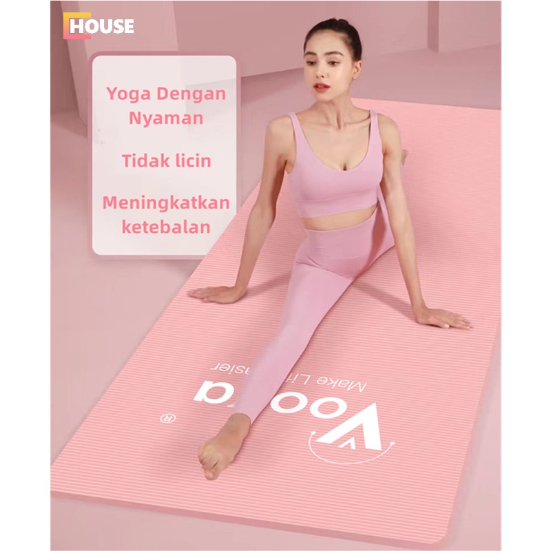 Jual Matras Friendly Yoga Mat Anti Slip Tebal Premium Matras Olahraga ...