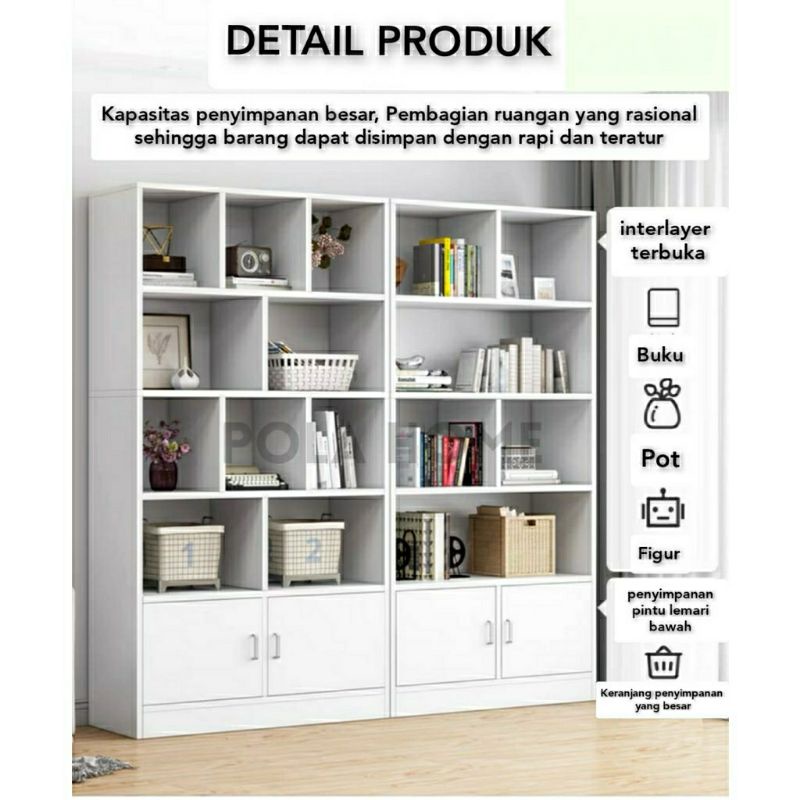 Jual Rak Buku ukuran BESAR | Shopee Indonesia