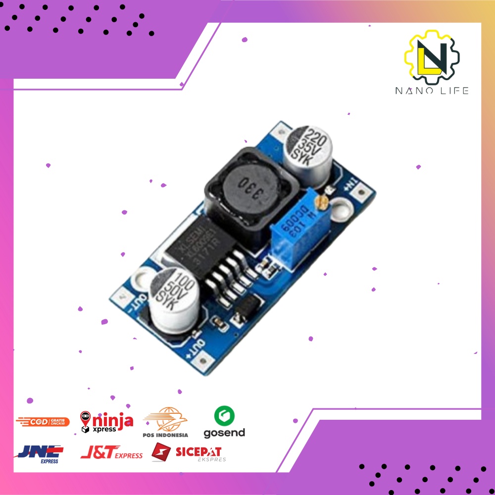 Jual XL6009E1 Adjustable DC-DC Step Up Boost Converter Power Supply ...