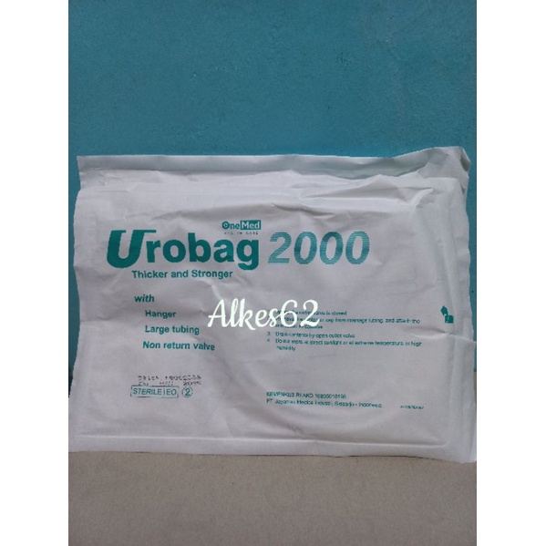 Jual Onemed kantong urin 2000 ml / urine bag T valve urobag 2000 ...
