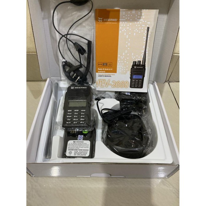 Jual HT Weierwei VEV-2660 Dual Band Original Garansi Resmi | Shopee Indonesia
