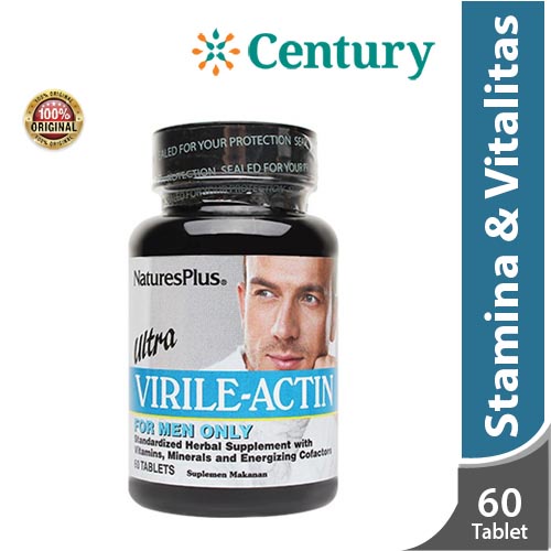 Jual Nature's Plus Ultra Virile Actin 60 Tablet/Suplemen Pria | Shopee ...