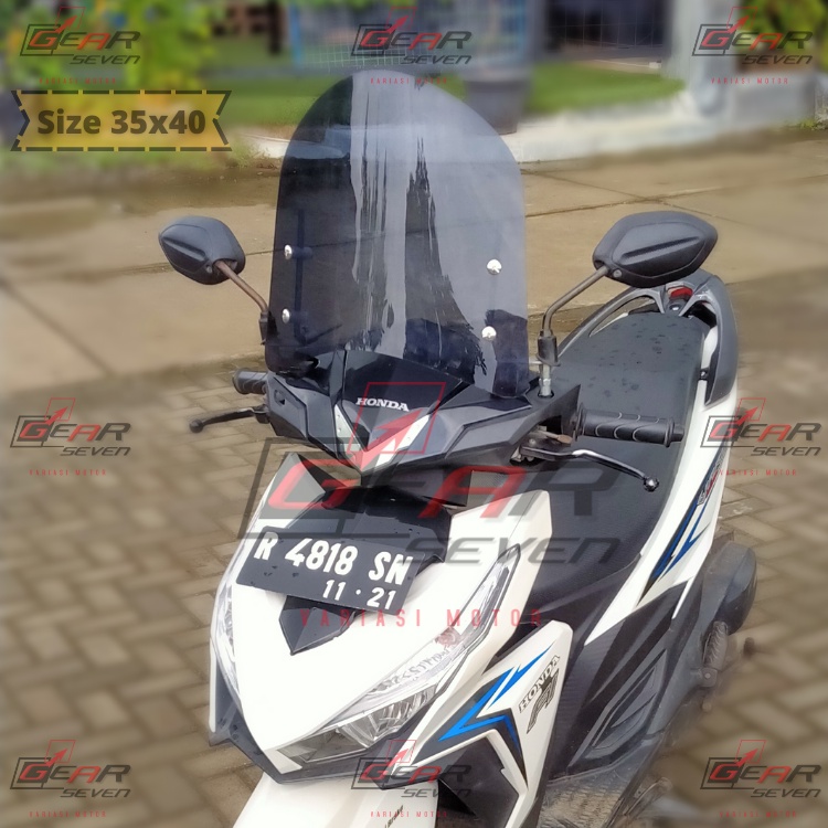 Jual Windshield Motor Universal Rayben ukuran 30cm x 40cm Visor Tameng ...