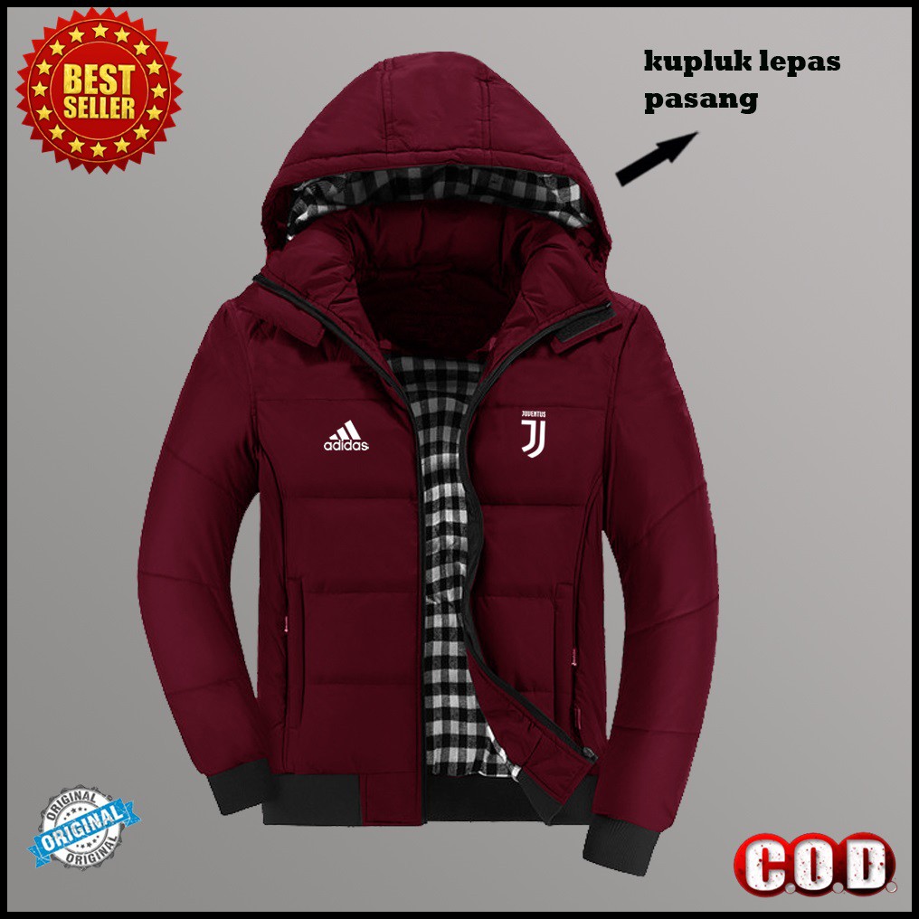 Jual Jaket Parka Pria Logo Juventus Jacket Parka Terbaru 2025 Jaket ...