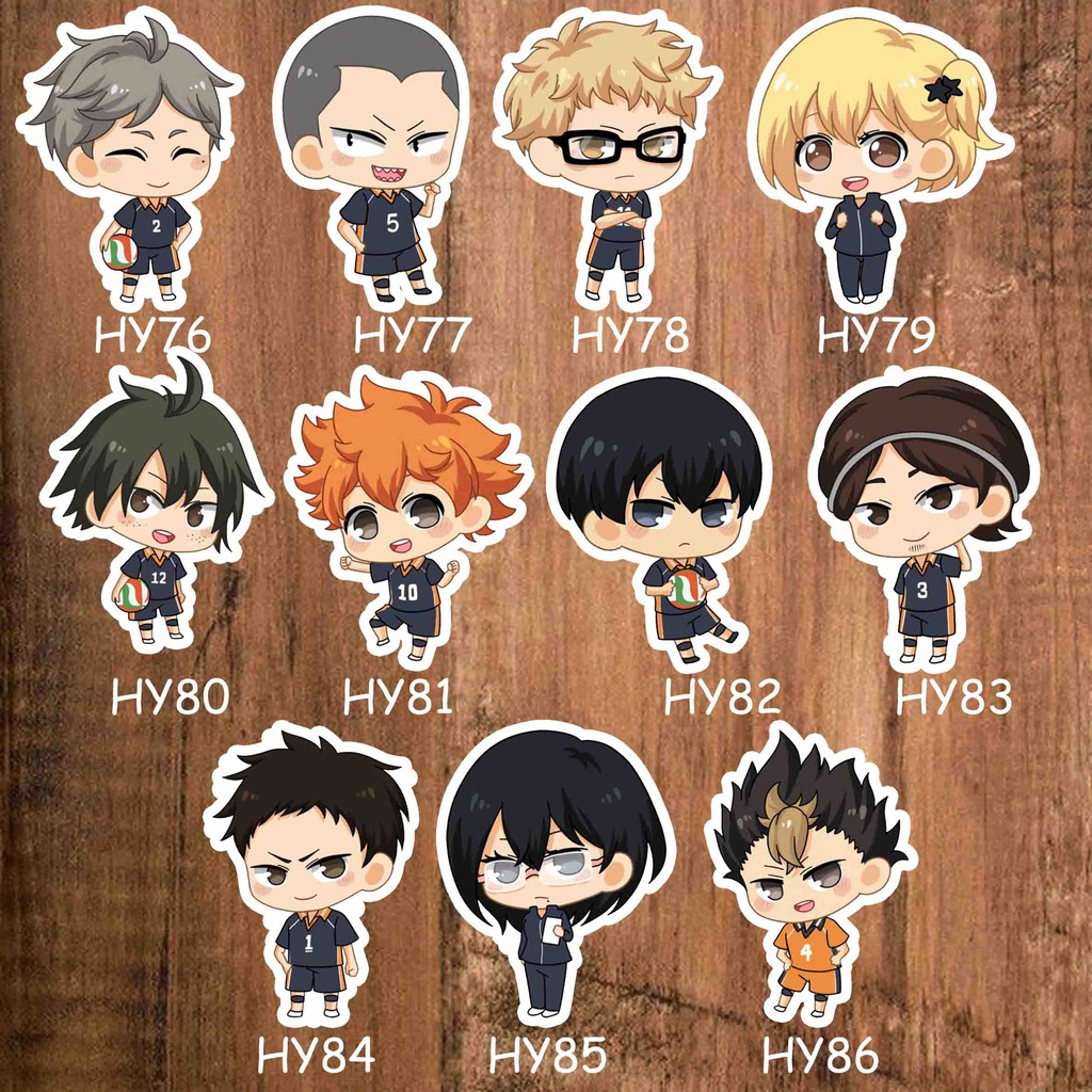 Jual stiker sticker anime haikyu haikyuu haikyu! | Shopee Indonesia