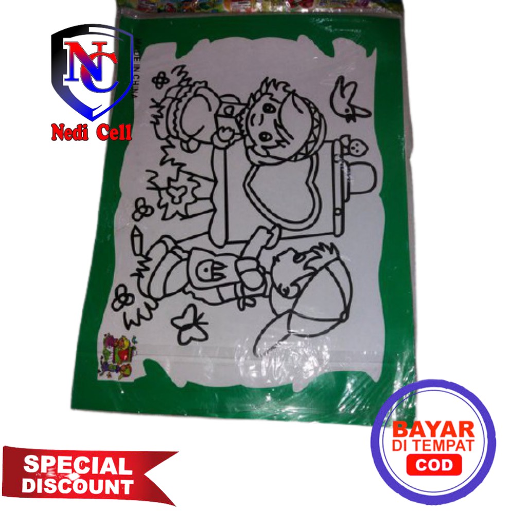 Jual stiker Belajar mengenal warna dan mewarnai | Shopee Indonesia