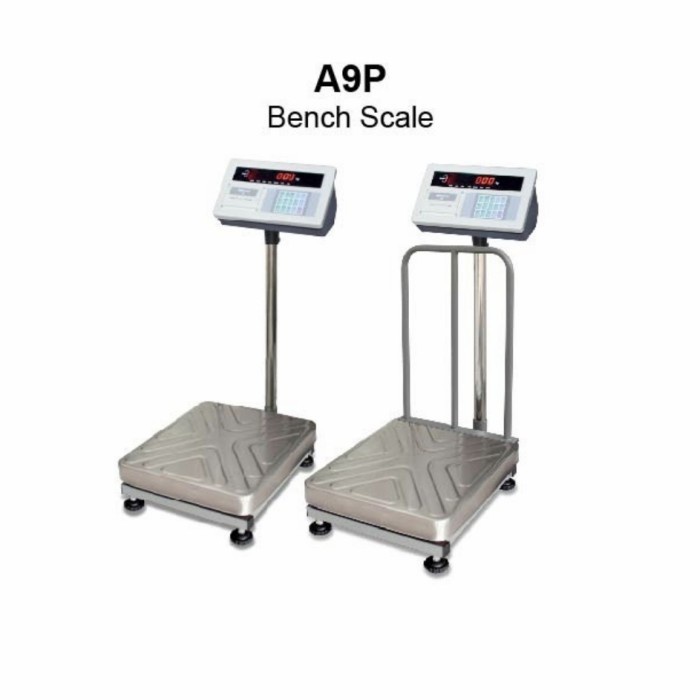 Jual Timbangan Duduk Digital PRINTER A9P Kap 100kg BENCH SCALE DIGITAL ...
