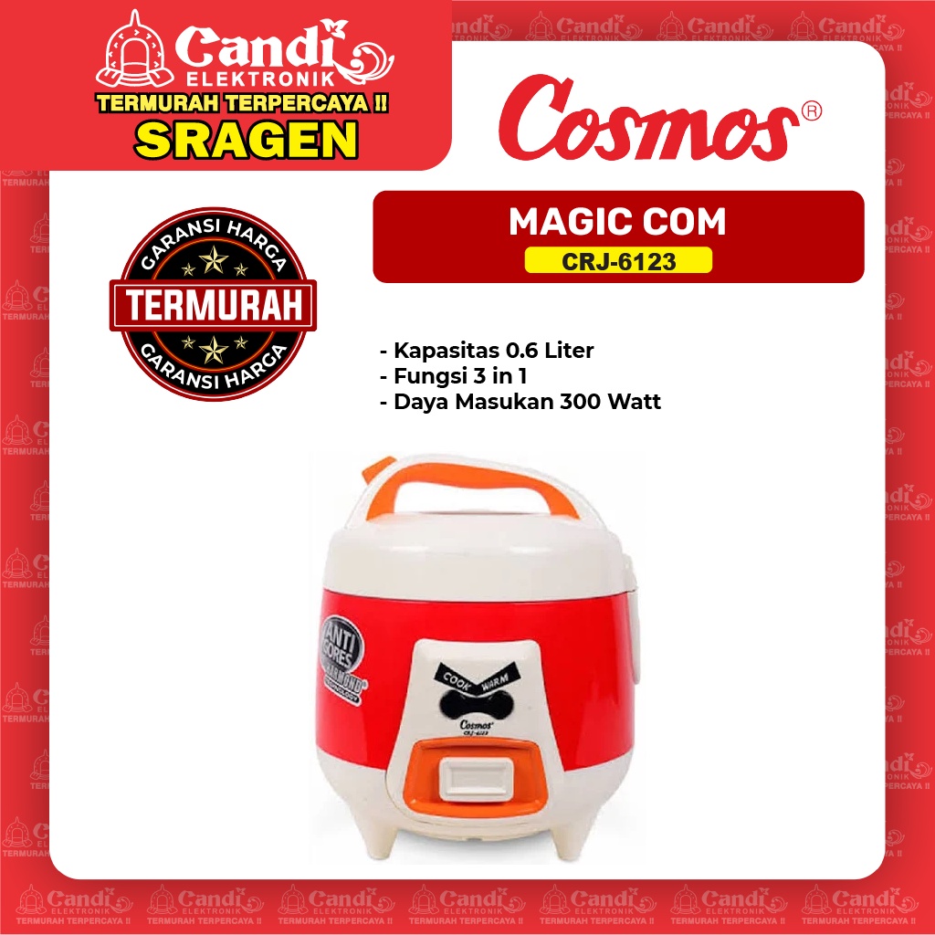 Jual COSMOS Magic Com CRJ-6123 | Shopee Indonesia