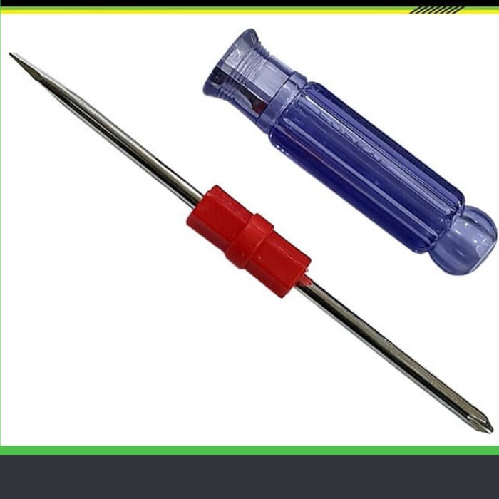 Jual Obeng Bolak Balik 6 Inch Transparan Plastik Model Winson 2 Way ...