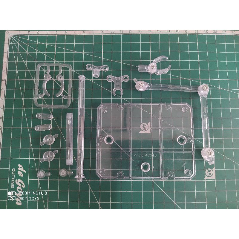 Jual stand base clear kotak action figure / gundam HG / SHF / Figma ...