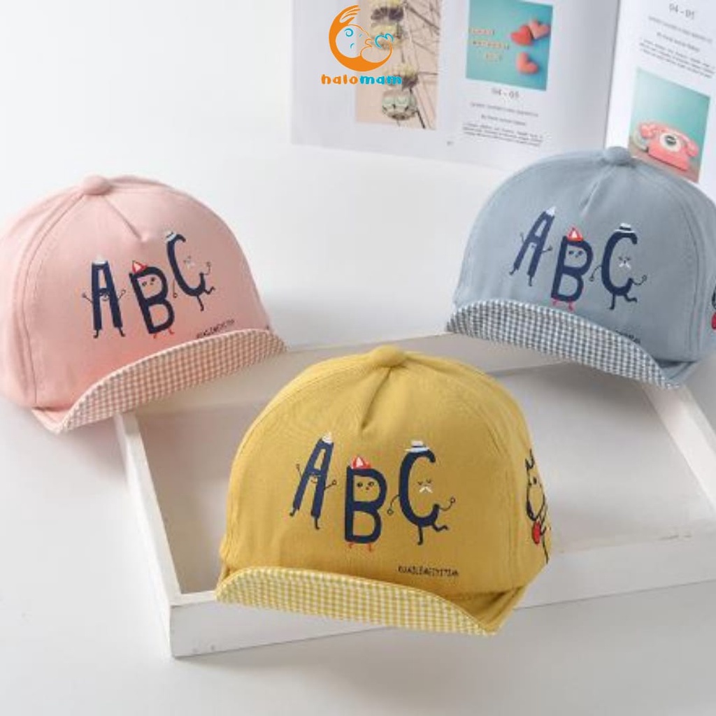 Jual Halomam - ABC Hat Baby ( Topi Bayi Abjad Newborn / Topi Anak usia ...